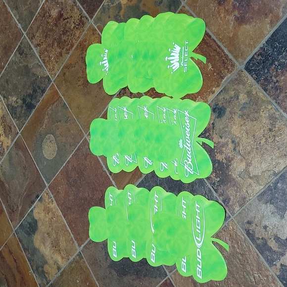 Other | Budweiser Decor Shamrock Cutouts 209 Bundle Budweiser Bud Light ...